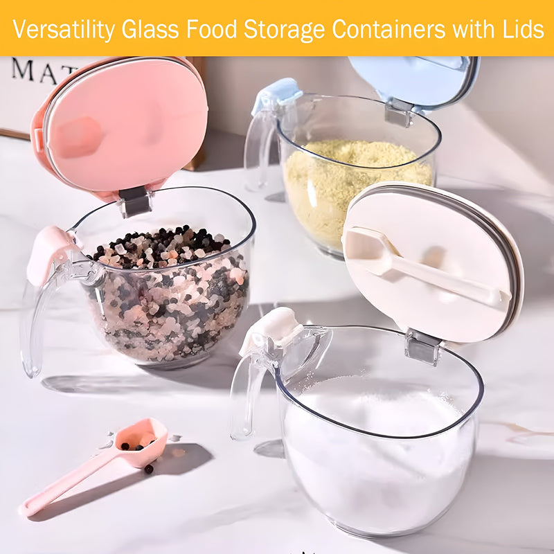 Magnetic Jar With Spoon – Vensaa