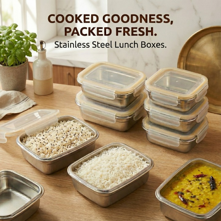 Steel Food Box – Vensaa