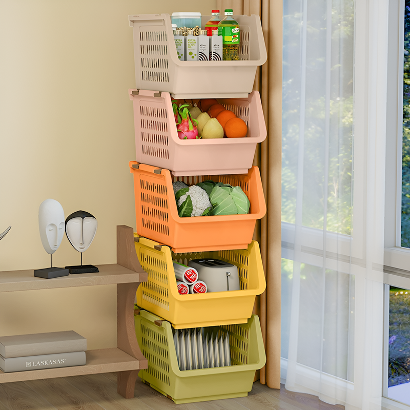 Stackable Storage Basket Rack – Vensaa