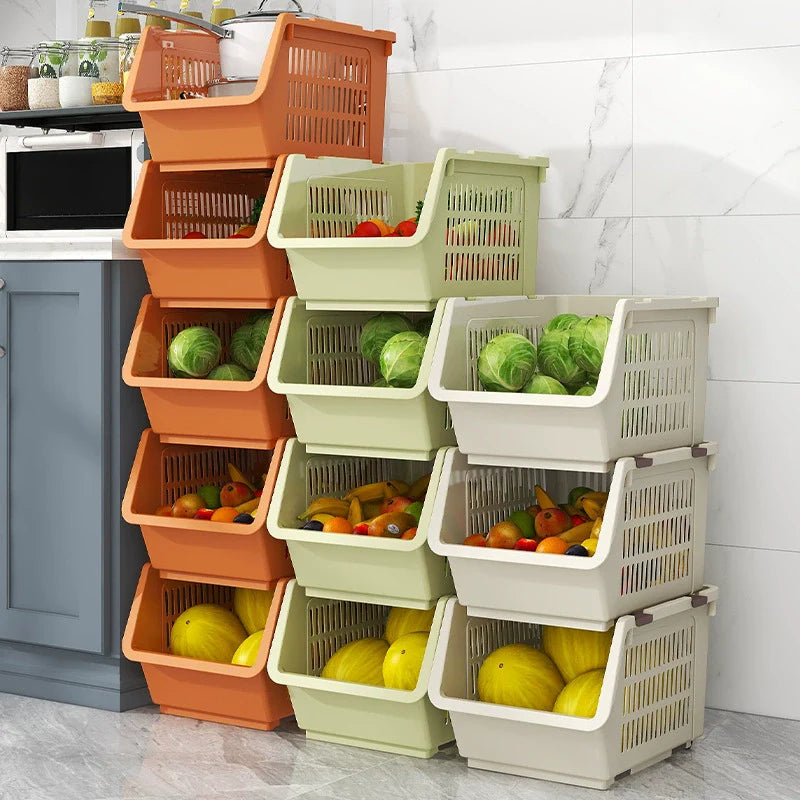 Stackable Storage Basket Rack – Vensaa