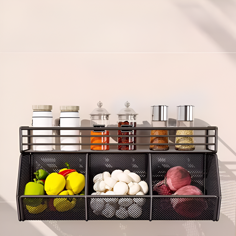 Wall Mounted Food Storage Rack – Vensaa